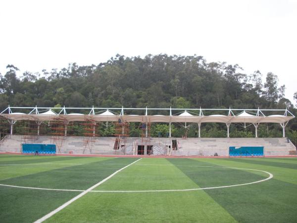 Quality Outdoor School Tensile Membrane Structure Woven Fabric Tensile Membrane for sale