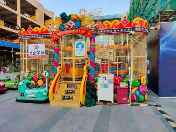 Quality Children'S Amusement Playland Equipment Car Joy Spray Ball Car Playground Rides for sale