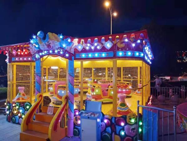 Quality 18 Person Children'S Amusement Facilities Bee Like Spray Ball Car Playground for sale