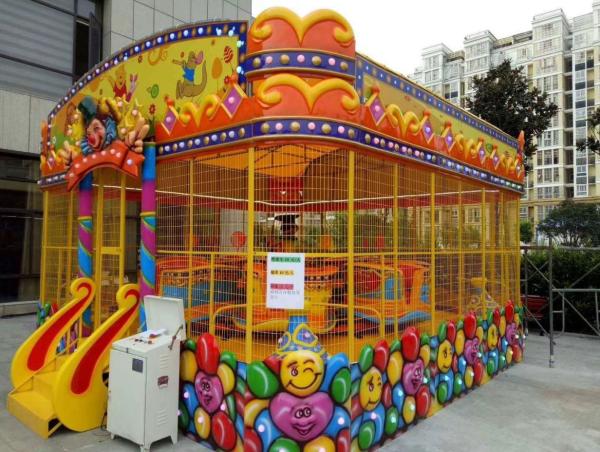 Quality 18 Person Children'S Amusement Facilities Bee Like Spray Ball Car Playground for sale
