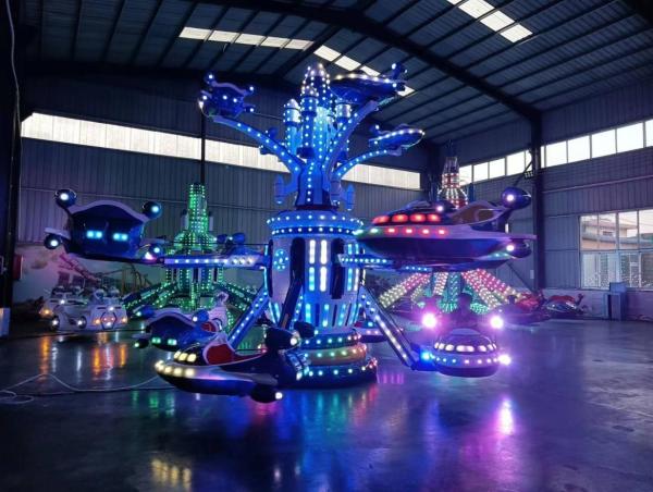 Quality Kids Amusement Park Equipment 8rpm Self Controlled Jet Airplane Rides for sale