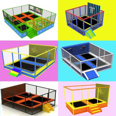 China Kids Play Waterproof Jumping Trampoline Foam Pit  Jumping Playground Park for sale