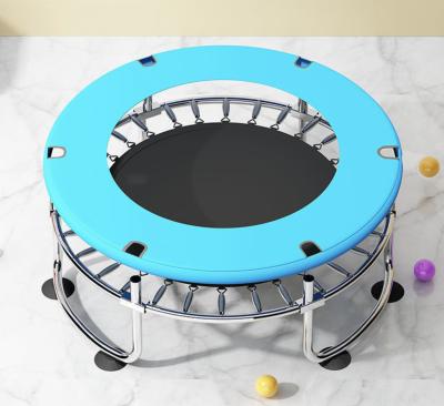 China 38 Inch Mini Bounce Trampoline Park Daily Jumping Children'S Playground 4.9kg Mini Trampoline Indoor for sale