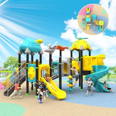 China Environmentally Friendly Playground Slide Outdoor Kids Plastic Heavy Duty Playground Slide for sale
