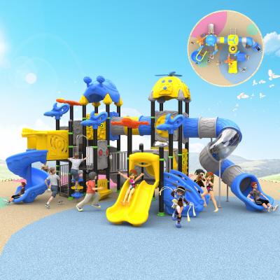 China Environmentally Friendly Playground Slide Outdoor Kids Plastic Heavy Duty Playground Slide for sale