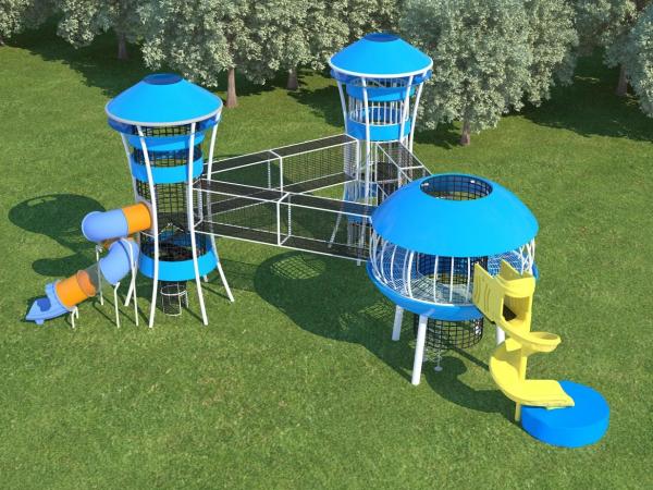 Quality Customized Commercial Outdoor Playground Equipment Colorful Indoor Outdoor for sale