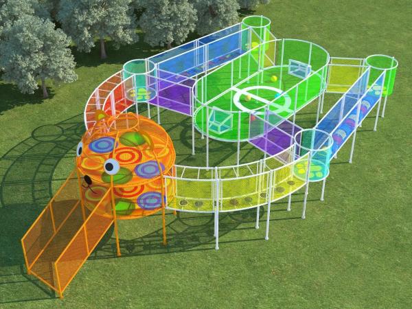 Quality Slide Swing Playground Climbing Net Slip Resistant Childrens Indoor Climbing for sale