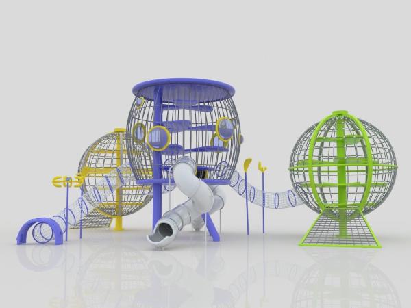 Quality 20 Meters Outdoor Childrens Climbing Equipment Weatherproof Custom Play for sale