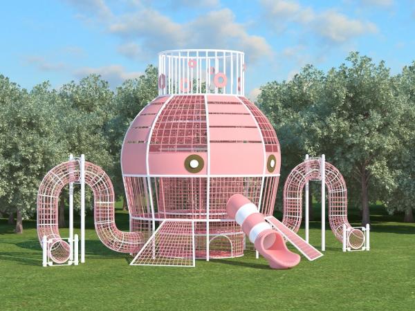 Quality Outdoor Childrens Climbing Frames Childrens Exercise Climbing Equipment 20M for sale