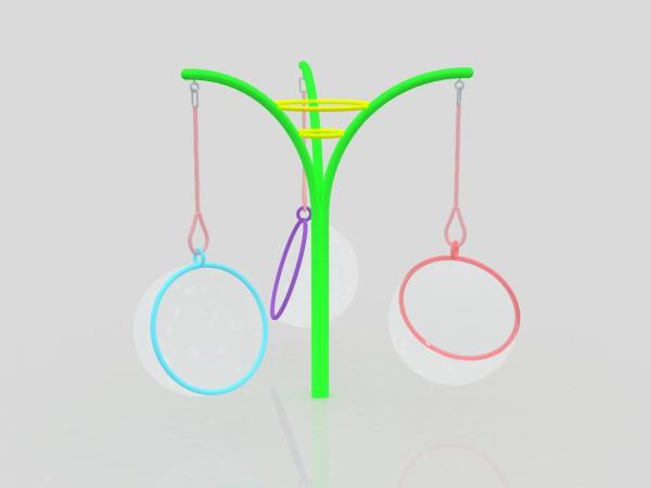 Quality Customized 15 Children Metal Outdoor Play Structure Children'S Inclusive for sale