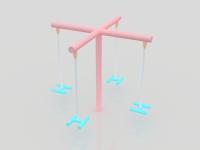 Quality Nylon Pvc Inclusive Swing 300cm Outdoor Childrens Garden Swing Seat for sale