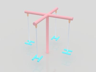 Quality Nylon Pvc Inclusive Swing 300cm Outdoor Childrens Garden Swing Seat for sale