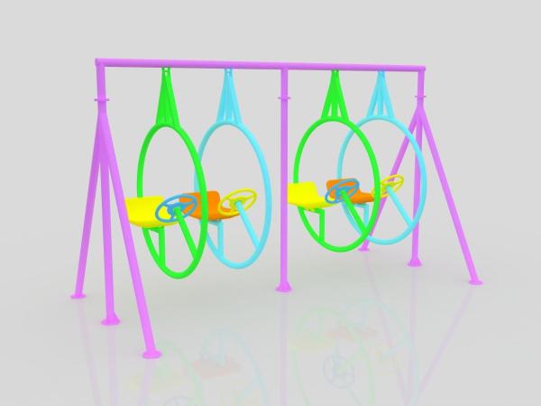 Quality Outdoor Inclusive Swing Wood Children Playground Equipment 500kg Children Swing for sale