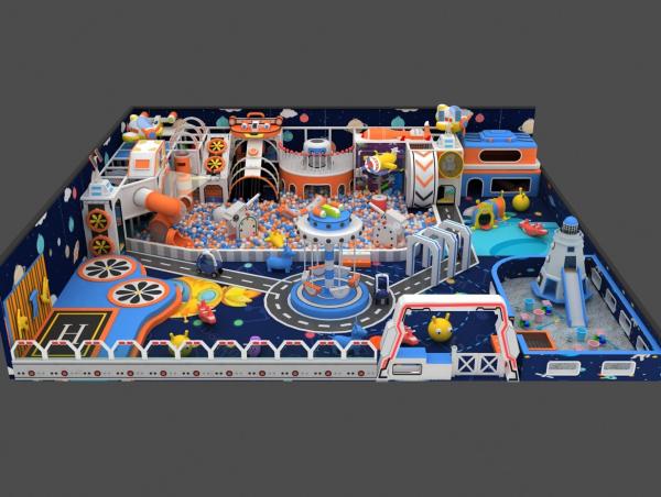 Quality Large Naughty Castle Ages 3 - Ages 15 Indoor Adventure Park Playground Structure for sale