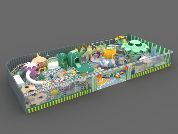 Quality 5M X 6M Childrens Soft Play Set Commercial Playground Equipment For Schools for sale