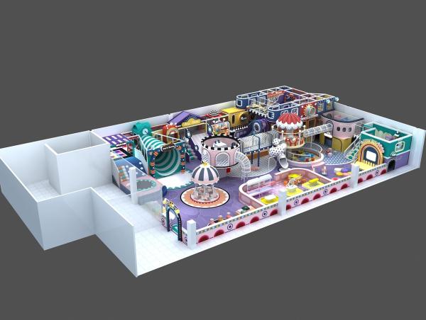 Quality Funny Naughty Castle 25sqm Kids Commercial Indoor Playground Equipment Game for sale