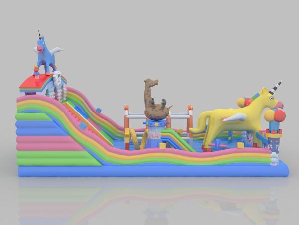 Quality Inflatable PVC Bouncy Castle Park Children'S Small Indoor Bouncy Castle Slide for sale