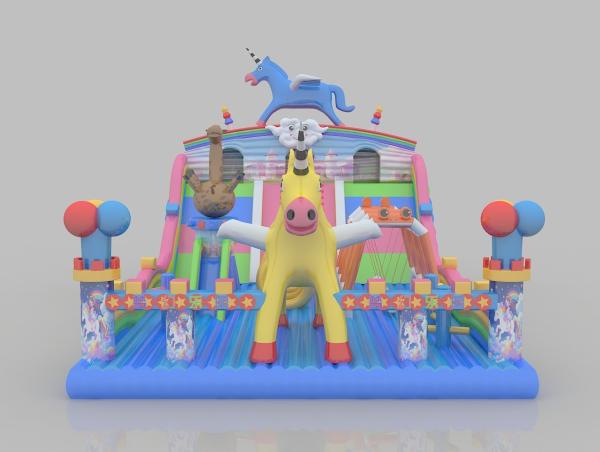 Quality Inflatable PVC Bouncy Castle Park Children'S Small Indoor Bouncy Castle Slide for sale