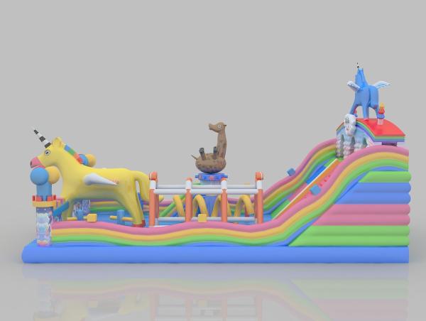 Quality Inflatable PVC Bouncy Castle Park Children'S Small Indoor Bouncy Castle Slide for sale