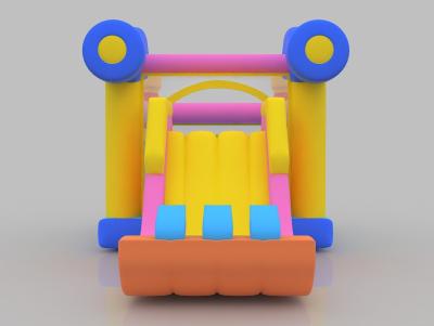 China 1.5m Inflatable Castle 75kg Indoor Bouncy Castle Playground Bounce House With Slide for sale