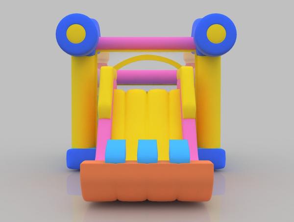 Quality 1.5m Inflatable Castle 75kg Indoor Bouncy Castle Playground Bounce House With Slide for sale