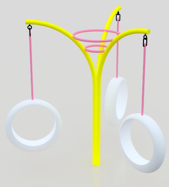 Outdoor Playground Centerpiece with Interactive Light Effects Family Entertainment