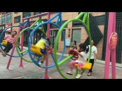 Παιδικά Swing Rides Διαδραστικό εξοπλισμό παιδικής χαράς Περιεκτικό σχεδιασμό με 24/7 υποστήριξη πελατών και τεχνική βοήθεια
