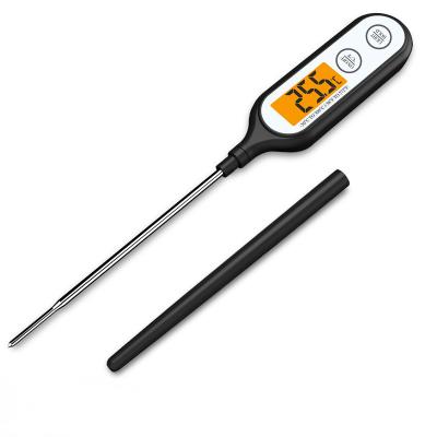 China Fast Reading LCD Display Meat BBQ Thermometer with backlight Waterproof Food Grade Probe Digital Kitchen Thermometer for sale