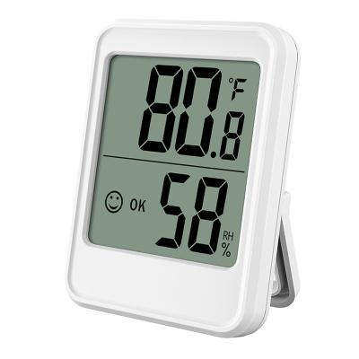China Indoor Hygrometer Thermometer, Humidity Temperature Gauge with Large LCD Display for sale