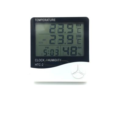 China Factory Wholesale HTC-2 high quality Digital Thermometer Hygrometer with Large LCD display humidity for sale