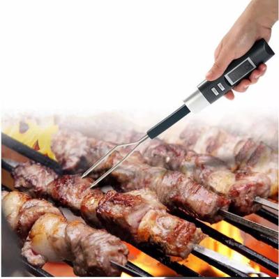 China Factory Wholesale LCD Display food temperature Digital meat Cooking BBQ Fork Thermometer for sale