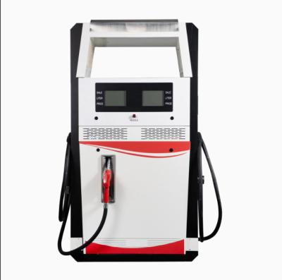 China Bernet 2 sproeiers 50-80L/min Stroomsnelheid 230V/380V Motor Aanpasbare dubbele sproeiers Brandstofdispenser voor benzinestation Te koop