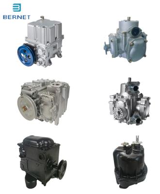 China Bernet 2 sproeiers 50-80L/min Stroomsnelheid 230V/380V Motor Aanpasbare dubbele sproeiers Brandstofdispenser voor benzinestation Te koop