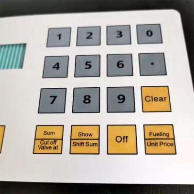 Cina Bernet Brand 17-Keys Waterproof Membrane Control Button Electric Power Keypad per distributori di carburante in vendita
