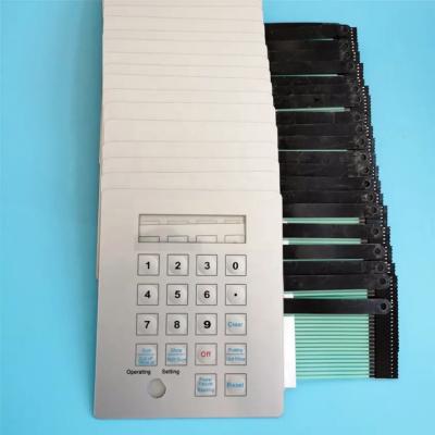 China Bernet High Quality 12 Keys Control Panel Keypad Membrane for Fuel Dispenser for sale