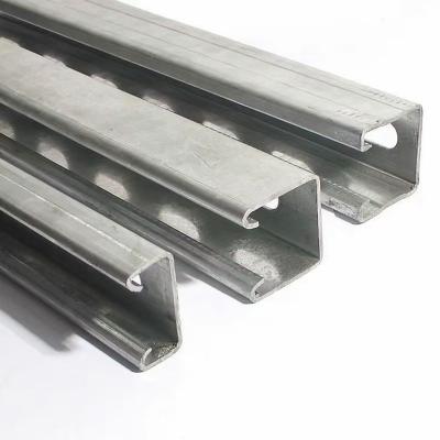 Cina C forma di acciaio metallo Strut Canale 40-80mm lunghezza personalizzabile per la costruzione durevole in vendita