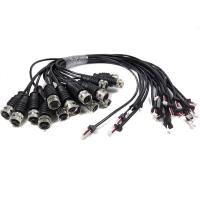 China Customized M12 Sensor Wiring Harness Cable Assemblies For Data Communication Transmission for sale