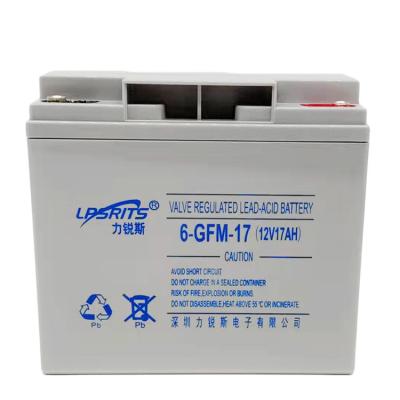 Cina Batteria al piombo sigillata UPS 12V Batteria VRLA LIRUISI GFM12-17 senza manutenzione in vendita
