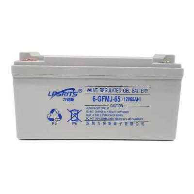 China LIRUISI 6-GFMJ-65Ah 12V65Ah valve sealed UPS lead-acid battery for sale