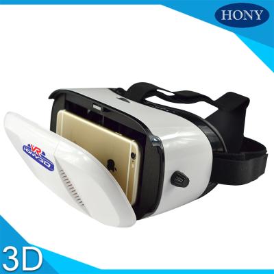 중국 4-6.0 전화를 위한 구글 VR 상자 가상 현실 Oculus 갈라진 틈 3D 유리, Bluetooth 통제 판매용