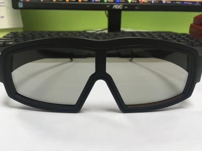 Cina Il cinema ha usato 3d i vetri polarizzati lineari neri Imax Eeywear con la grande struttura in vendita