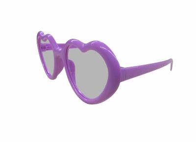 China Herz-Feuerwerks-Linsen-Plastikbeugungs-Gläser, Esprit-Herz-Form-Rahmen-Regenbogen-Gläser zu verkaufen