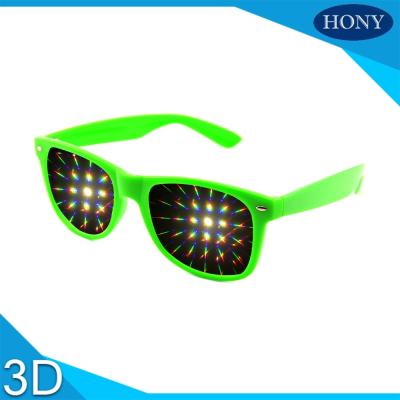 China Vidros dos fogos-de-artifício do PVC 3D de Customizd com transmitância 90% do parâmetro do sistema ótico à venda