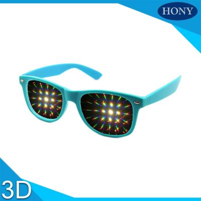 China Vidros dos fogos-de-artifício do PVC 3D de Customizd com transmitância 90% do parâmetro do sistema ótico à venda