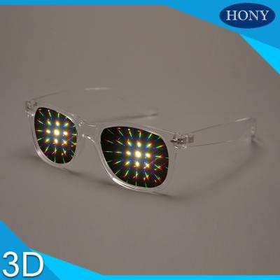 China Vidros dos fogos-de-artifício do PVC 3D de Customizd com transmitância 90% do parâmetro do sistema ótico à venda