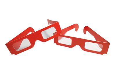 중국 Chromad 깊이 렌즈에 튼튼한 주문 인쇄 빨간 청록색 3d 유리 판매용