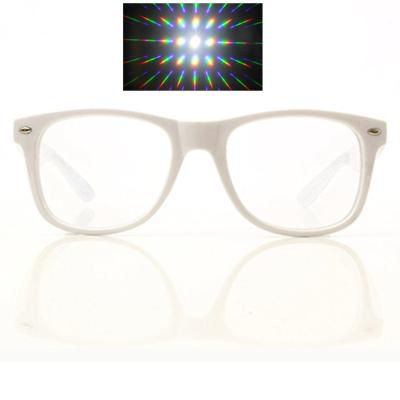 China Kundenspezifische Regenbogen-Feuerwerks-Prisma-Effekt-Gläser der Beugungs-3D der Glas-3D zu verkaufen