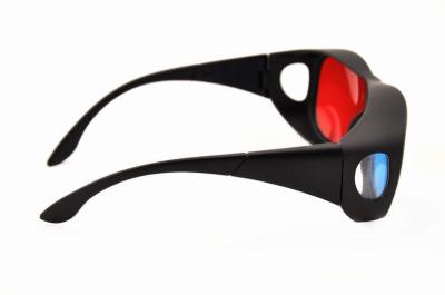 Cina Ciano vetri rossi di plastica pieghevoli dell'anaglifo 3D per la TV o il computer normale in vendita