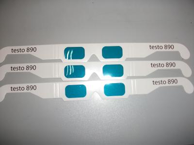 중국 빨간 - 전망 3D를 위한 청서 3D 유리는 텔레비젼 영화, 애완 동물 렌즈를 인쇄합니다 판매용