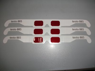 중국 장식적인 종이 3D 유리, 3D Eyewear 4 원색 인쇄 OEM 서비스 판매용